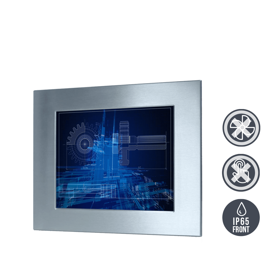 no Touch-Screen | Montaggio a pannello (installazione frontale) | Panel ...