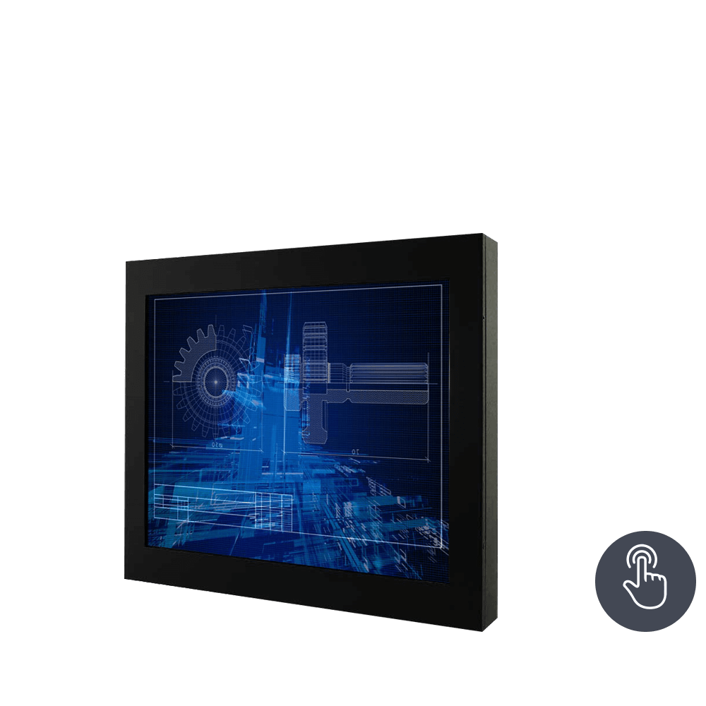 no Touch-Screen | Telaio (montaggio VESA) | monitor industriale | I ...